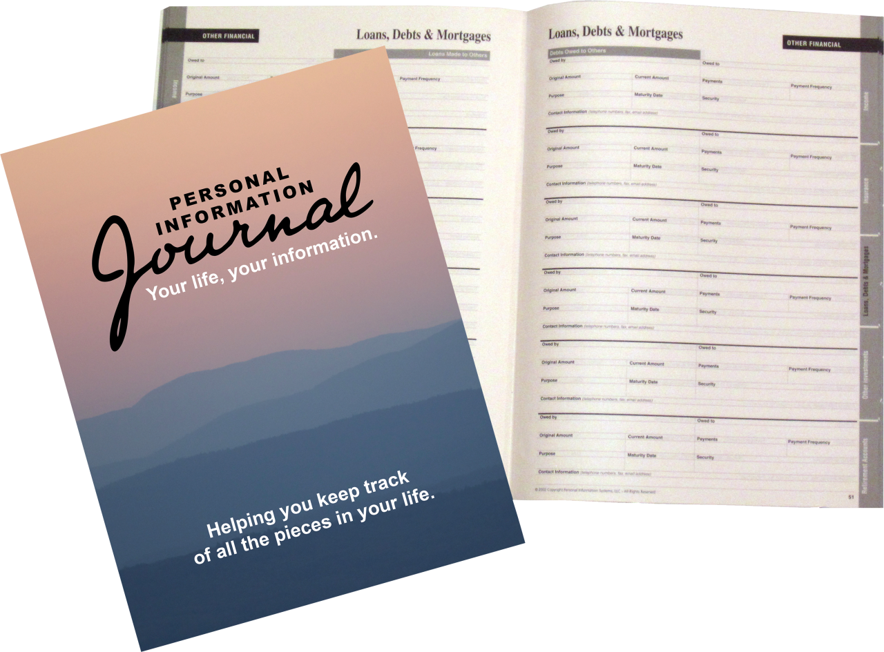 Home - Personal Information Journal